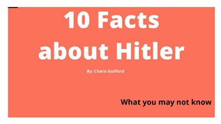 10 Facts about Hitler at emaze Presentation