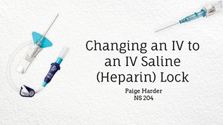 IV Saline Locks at emaze Presentation