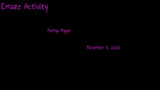 Emaze Activity at emaze Presentation