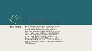 PBL world culture fair at emaze Presentation