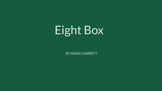 Eight Box at emaze Presentation