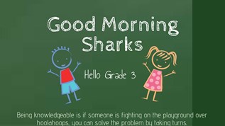 Good Morning Sharks at emaze Presentation