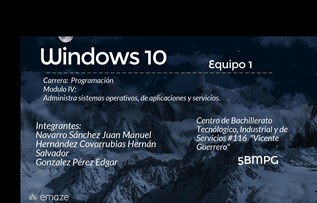 Windows 10 at emaze Presentation