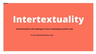 Intertextuality at emaze Presentation