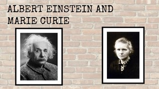 albert einstein and marie curie at emaze Presentation