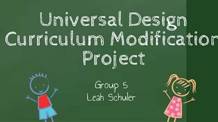 Universal Design Curriculum Modification Project at emaze Presentation