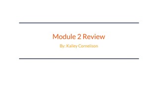 Module 2 Review at emaze Presentation