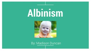 Albinism at emaze Presentation
