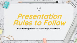 Presentation Rules to Follow at emaze Presentation