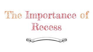 The Importance of Recess at emaze Presentation