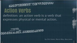 Action Verbs at emaze Presentation