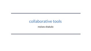 collaborative tools at emaze Presentation