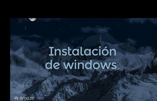 Instalación de windows at emaze Presentation