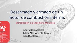 Desarmado y armado de un motor de combustión interna. at emaze Presentation