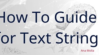How To Guidefor Text String at emaze Presentation