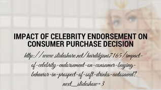 Impact of celebrity endorsement on consumer purchase decision.pptx at emaze Presentation