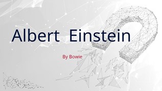 Albert Einstein at emaze Presentation