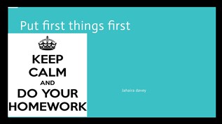 Put first things first at emaze Presentation