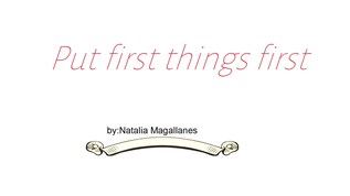 Put first things first at emaze Presentation