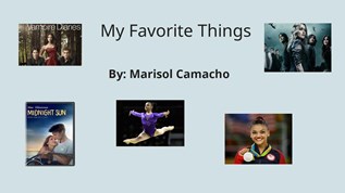 My Favorite Things at emaze Presentation