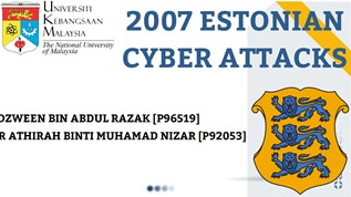 2007 ESTONIAN CYBER ATTACKS at emaze Presentation