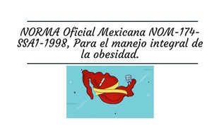 NORMA Oficial Mexicana NOM-174-SSA1-1998, Para el manejo at emaze Presentation