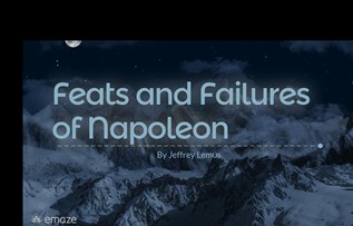 Feats and Failures of Napoleon at emaze Presentation