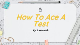 HOW TO ACE A TEST at emaze Presentation