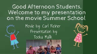 Good Morning Students, Welcome to Summer School at emaze Presentation