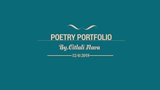 Poetry Portfolio at emaze Presentation