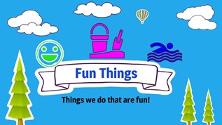 Things we do that are fun! at emaze Presentation