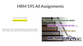 HRM 595 Teaching Effectively--tutorialrank.com at emaze Presentation