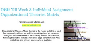ORG 716 Teaching Effectively tutorialrank.com at emaze Presentation