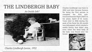 The Lindbergh Baby at emaze Presentation