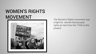 Women's Rights Movement at emaze Presentation