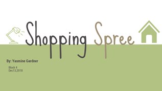 Shopping Spree Project at emaze Presentation
