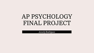 Ap Psychology Final Project at emaze Presentation