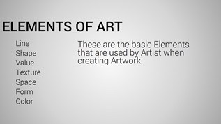 Elements of art at emaze Presentation
