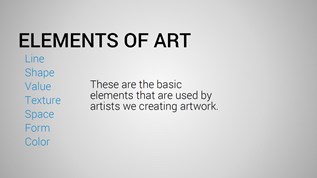 Elements of art at emaze Presentation