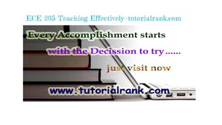 ECE 205 Teaching Effectively--tutorialrank.com at emaze Presentation