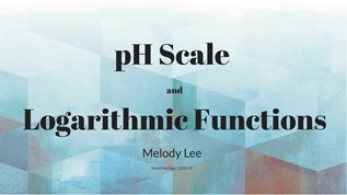pH Scale and Logarithmic Functions at emaze Presentation