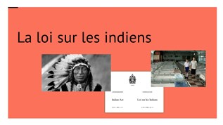 La loi sur les indiens at emaze Presentation