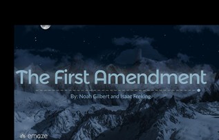 The First Amendment at emaze Presentation