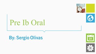 Pre Ib oral at emaze Presentation