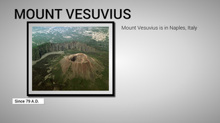 Mount Vesuvius at emaze Presentation