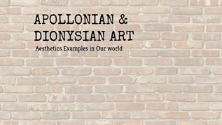 Apollonian & Dionysian Art at emaze Presentation