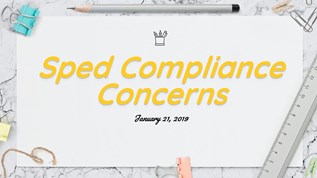 Sped Compliance Concerns at emaze Presentation