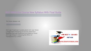 ACC 290 LEARN BEST EDUCATION Snaptutorial.com at emaze Presentation