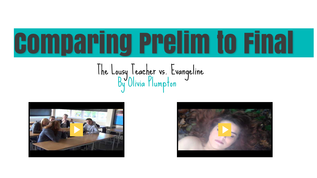 Comparing Prelim to Final at emaze Presentation