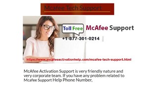 Dial Our Mcafee Activation For Best Technical Support Number +1-877-301 ...